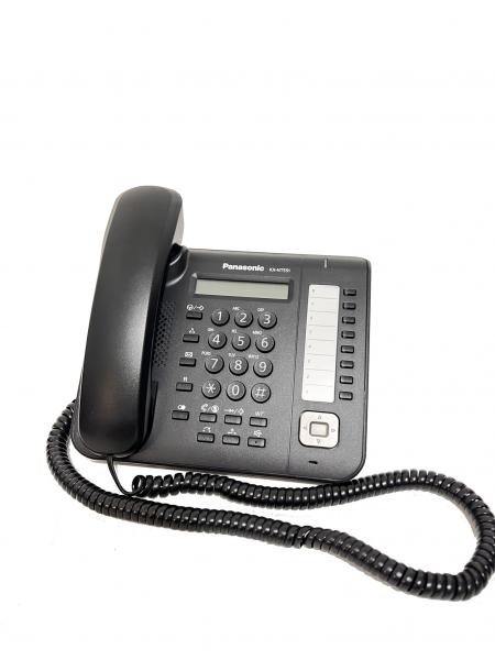 PlusITK - Panasonic KX-NT551 Systemtelefon Telefon Schwarz